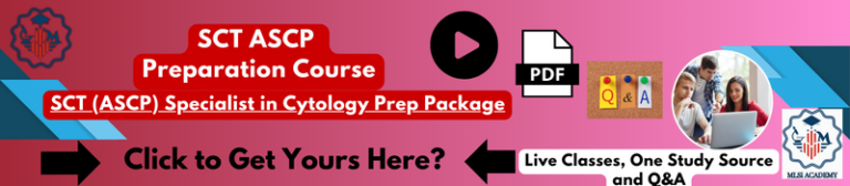 SCT ASCP Specialist In Cytology (Certification & Exam Prep)