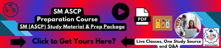 ASCP Preparation Courses (Live Classes & Study Material & Q/A)